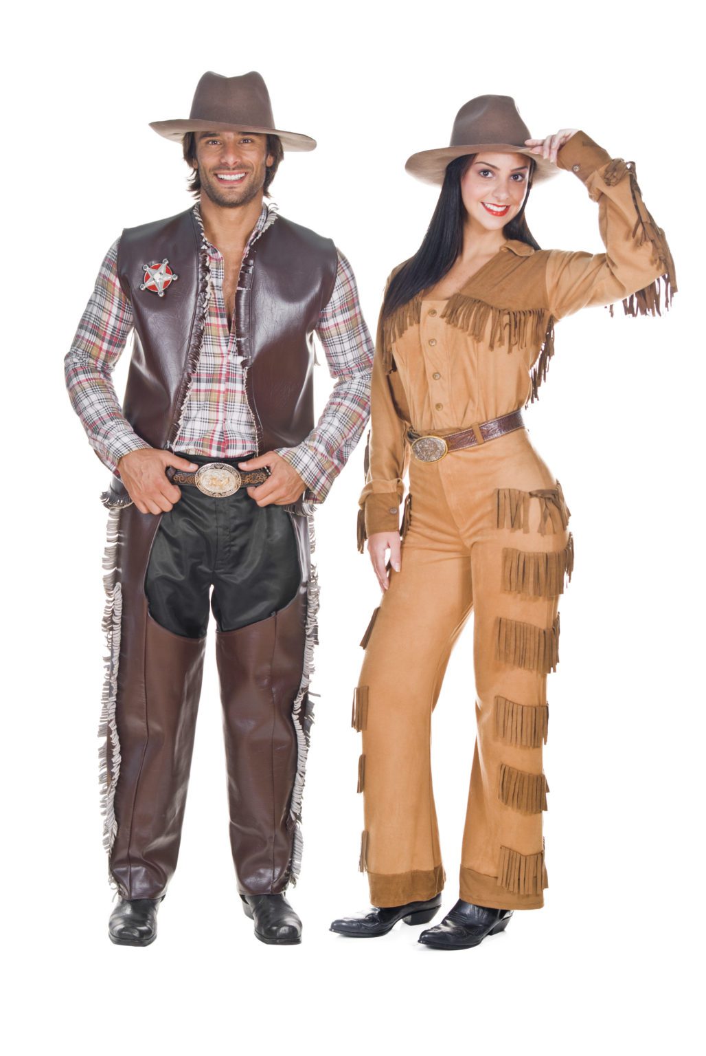 Casal Cowboy e Cowgirl - Absurdo Fantasias